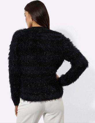 Cr&eacute;ation L Strickjacke Strickjacke Langarm Links-Strick