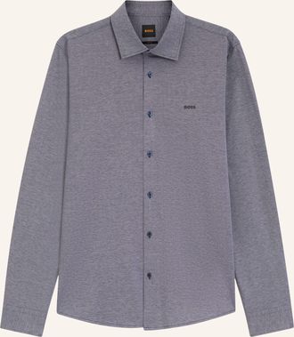 HUGO BOSS Hemd Slim Fit blau