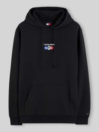 Tommy Jeans Relaxed Fit Hoodie aus reiner Baumwolle