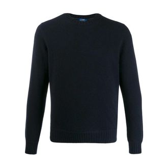 Barba Rundhals-Pullover - - Knitwear - Herren - Blau - 2XL