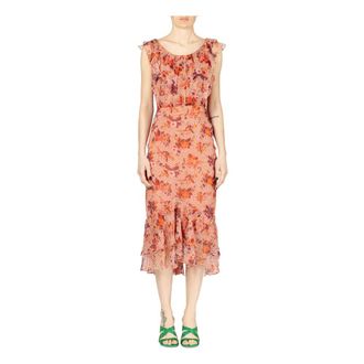 Saloni Femme, Robes, Rose, Taille: 40 FR Aisha Midi Dress