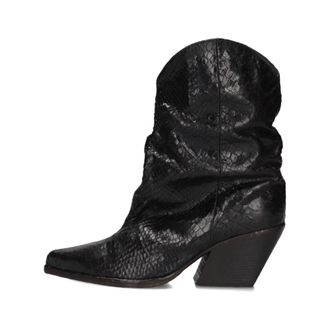 Elena Iachi Texan Ankle Boot - - Shoes - Damen - Schwarzk - 39 EU