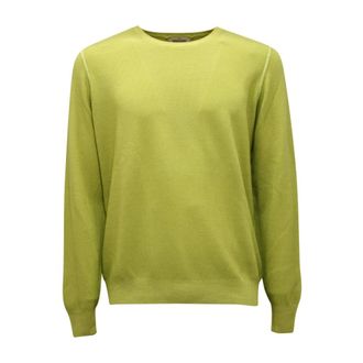 Gran Sasso Rundhals-Strickware - - Knitwear - Herren - Gr&uuml;n - S