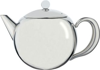 Caf&eacute; Ol&eacute; Grunwerg RT-050X Caf&eacute; Ol&eacute; Rondeo Teekanne mit Teeei - 18/10 Edelstahl, 50,oz, 1500 ml ml