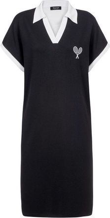 Tuzzi Nero Sweatshirt mit Kontrastblenden Bedruckte Oberfl&auml;che