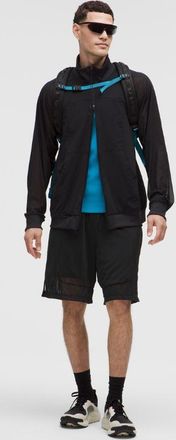 lululemon Layered Mesh Linerless Short 8 SLNSH Collection pour Hommes - Noir - Taille XL