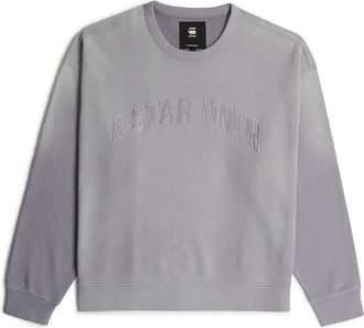 G-Star Sweater - Sunfaded Applique Loose Sweater
