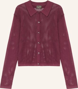 Herrlicher Strickjacke Maralou rot