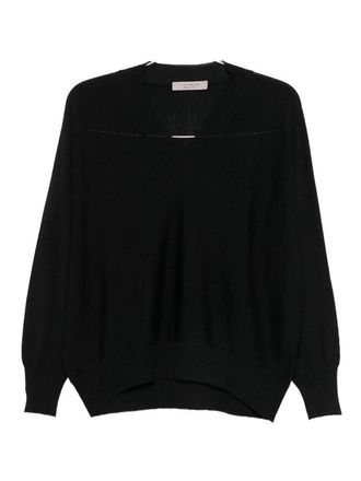 D.exterior Pull Col Rond - Noir