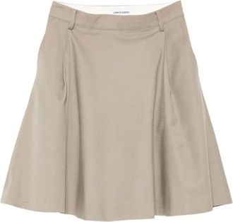 Low Classic LOW Classic, Femme, Jupes, Beige, Taille: 40 FR Flared Midi Skirt