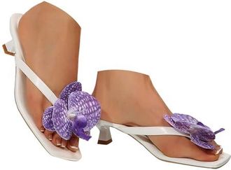 Generic Sandales tendance &agrave; talons pour femme - Tongs &agrave; lani&egrave;res &agrave; talon bas - Antid&eacute;rapantes - Talons courts habill&eacute;s - Tongs d&eacute;t&eacute; - Noir, 1 6, 39.5 EU