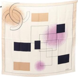 Chanel Pre-owned Vintage Silk Scarf - Femme - Pre-owned - Multicolore - Taille: ONE Size
