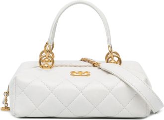 Chanel Hobo Bags - Metiers dArt CC Quilted Lambskin Box with Top Han - Gr. unisize - in Wei&szlig; - f&uuml;r Damen