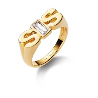 Maria Black SIS Royal Ring - - Accessories - unisex - Gelb - 56 MM