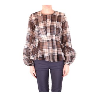 Alysi Bluse - - Blouses & Shirts - Damen - Beige - XS