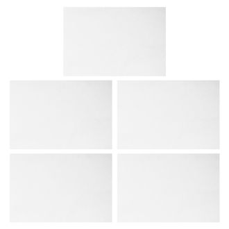 Cabilock 5 Bl&auml;tter Selbstklebende Filz Pads Wei&szlig; Weiche Schmuckschachtel Einlage Zuschnittbare Schrankmatten mit Velours Oberfl&auml;che zum Renovieren und Schutz v