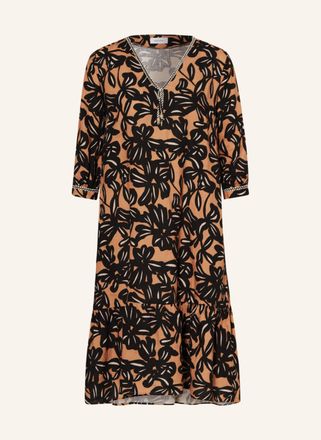 Darling Harbour Darling Harbour Leinenkleid Mit 3/4-Arm braun