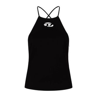 Diesel T-Elma Neckholder-Top - - Tops - Damen - Schwarzk - S