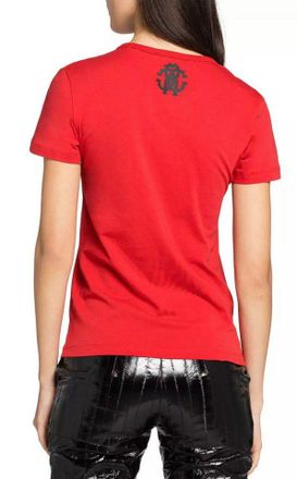 Roberto Cavalli T-Shirt Firenze RC Tiger Logo Cotton geh&ouml;rt zur ikonischen Hauptkollektion
