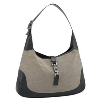 Gucci Pre-owned Vintage Canvas Shoulder Bag - - Pre-owned - Damen - Beige - ONE SIZE