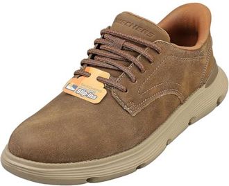 Skechers Garza Chaussures pour Homme, Taupe, 43 EU