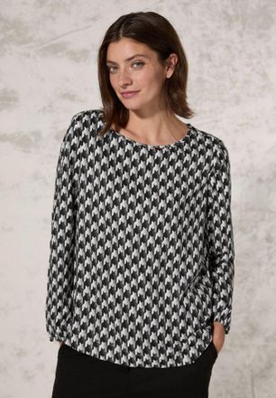 Cecil Langarmbluse aus softer Viskose