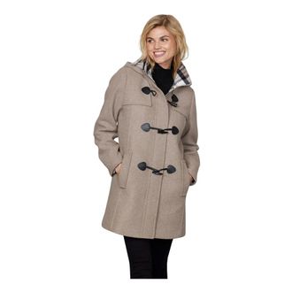 Junge Femme, Manteaux, Beige, Taille: 40 FR Mercedes Duffel Coat