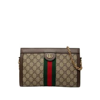 Gucci Sac bandouli&egrave;re Ophidia Pre-owned - Femme - Pre-owned - Beige - Taille: ONE Size