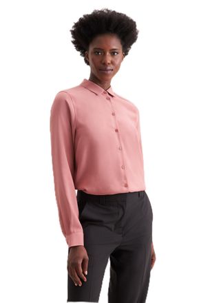 Seidensticker Damen Bluse - Regular Fit - Unifarben - Langarm - Hemdblusenkragen - 100% Viskose