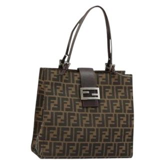Fendi Pre-owned Vintage Zucca Canvas Tote Bag - - Pre-owned - Damen - Braun - ONE SIZE