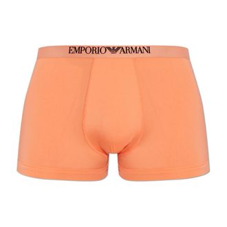 Emporio Armani Homme, Sous-v&ecirc;tements, Orange, Taille: XL Boxers Logo