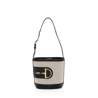 Gucci Pre-owned Canvas Bucket Bag - - Pre-owned - Damen - Schwarzk - ONE SIZE