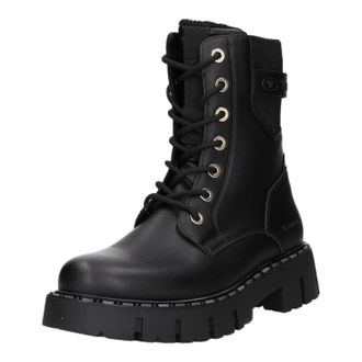 Tom Tailor Tom Tailor Damen 1590170005 Stiefelette, Black, 42 EU