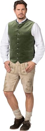 Stockerpoint Herren Trachtenweste Lorenzo I Größen 46-64 I Traditionelle & hochwertige Weste mit verstellbarem Riegel I Perfekt für Trachten & Festlichkeiten