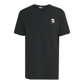 Karl Lagerfeld Baumwoll-T-Shirt - - Tops - Herren - Schwarzk - S