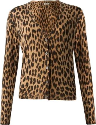 Zadig&Voltaire Femme, Pulls, Multicolore, Taille: 38 FR Manala Leo Print Cardigan