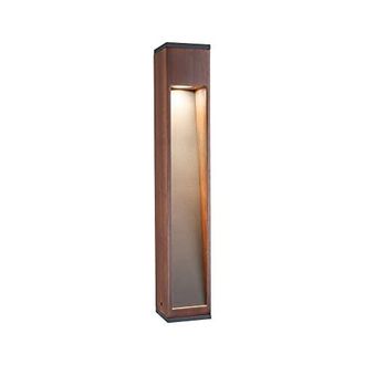 Paulmann 94678 LED Au&szlig;enleuchte Pollerleuchte Trabia IP44 600mm eckig incl. 1x3,5 Watt Outdoor Holz 3000 K GU10