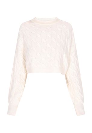Dreimaster Dreimaster Pullover Damen Wollweiss