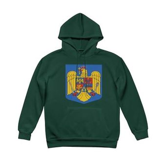 Generic Sweatshirt Roumanie Doublure Polaire Roumanie Embl&egrave;me National Lettres Graphiques Pull Col Rond Manches Longues Coupe Ample Sweat V&ecirc;tements Plusieurs 