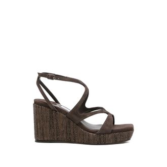 Jimmy Choo London Ayla Wedge-heel Sandals