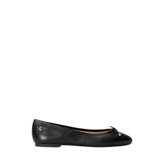 Ralph Lauren Jayna Leather Flat - - Shoes - Damen - Schwarzk - 41 EU
