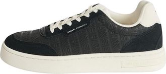 A|X Armani Exchange Homme, Chaussures, Noir, Taille: 43 EU Baskets en tissu technique