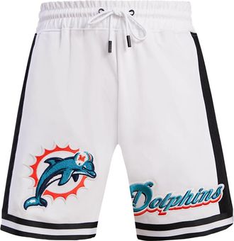 Pro Standard Mens NFL Miami Dolphins Retro Classics Athletic Short White/Black M
