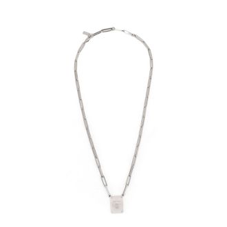 Celine Triomphe Tag Halskette - - Accessories - Herren - Grau - ONE SIZE