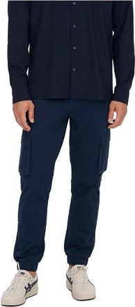 Only & Sons Herren Onscam Stage Cuff Pk 6687 Noos Cargohose, Dress Blues 1,33W / 30L