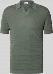 Drykorn Slim Fit Poloshirt mit V-Ausschnitt Modell Braian