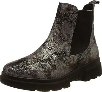 Berkemann Femme chrétiens Bottine Chelsea, Argent métallique, 35.5 EU
