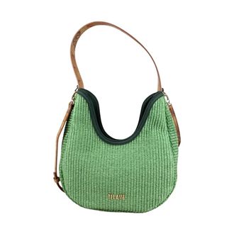 Alviero Martini 1A Classe Femme, Sacs, Vert, Taille: ONE Size Sunny Rafia Sottospalla