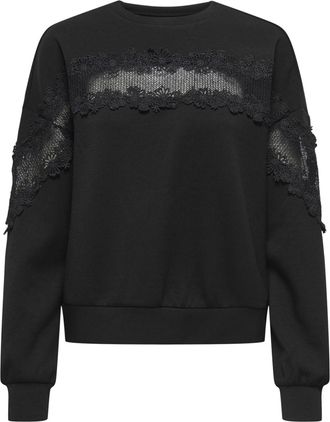 Only Onllemo L/S O-Neck Lace SWT