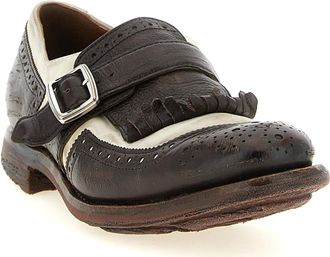 Churchs Womens Brown Calfskin Oxfords And Derbies Shoe